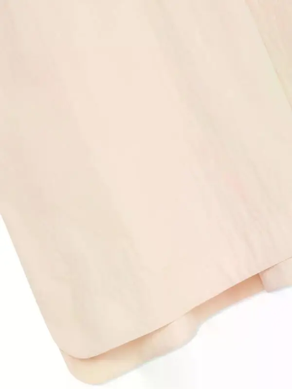 STUDIO TOMBOY Shirt-collar Puff-sleeve Dress