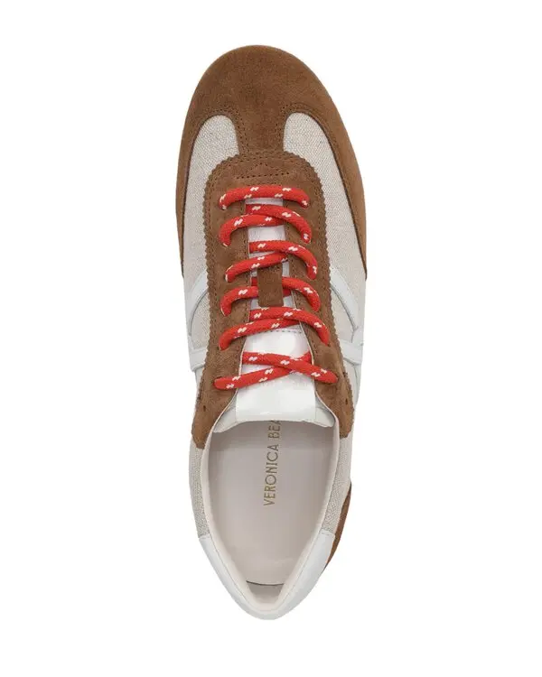 Veronica Beard Riviera Sneakers - Sand/hazel