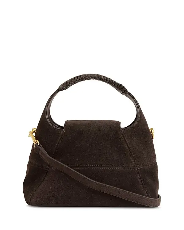 REISS Octavia Suede Shoulder Bag