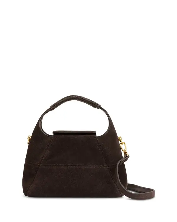 REISS Octavia Suede Shoulder Bag