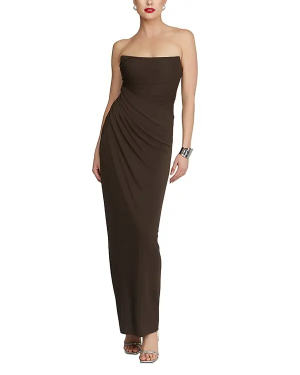 Halston Patrice Ruched Gown