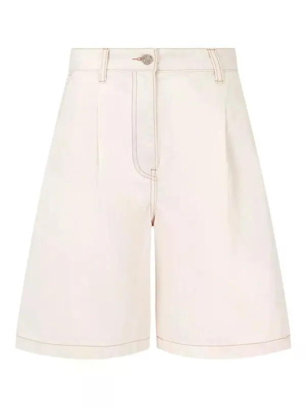 STUDIO TOMBOY Pleated Denim Shorts