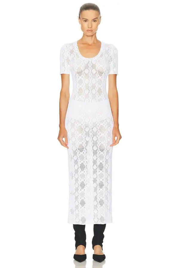 Alaïa Alaϊa Tube Dress - Blanc