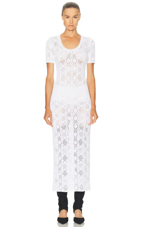 Alaïa Alaϊa Tube Dress - White