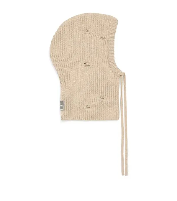 MAISON MARGIELA Wool-blend Balaclava - Beige