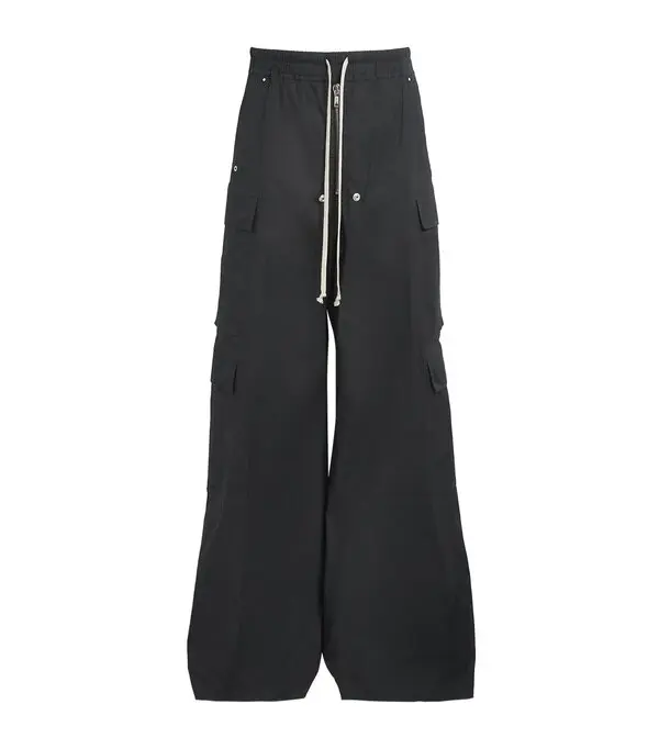 Rick Owens Cargobelas Straight-leg Trousers - Black