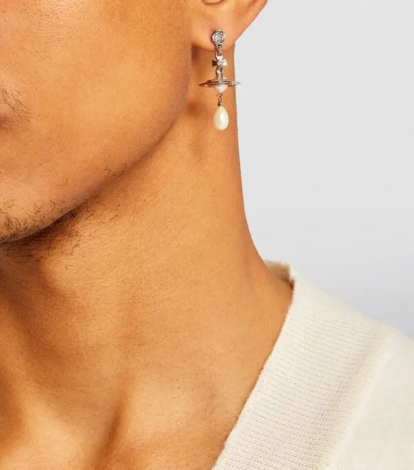 VIVIENNE WESTWOOD Orb Single Drop Earring