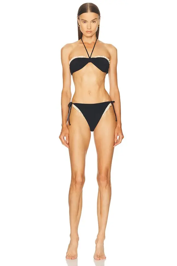 Valentino Garavani Bikini Set - Nero & Betulla