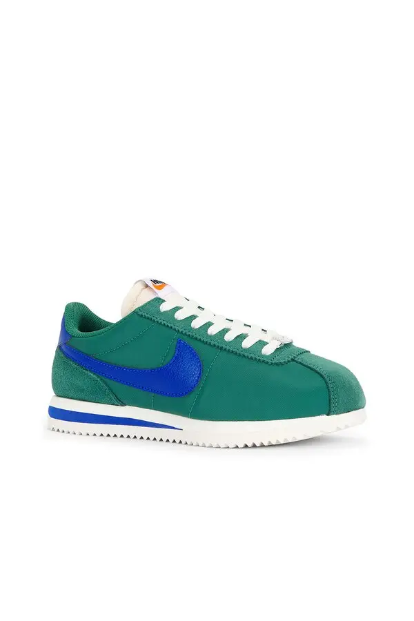 Nike Cortez Sneaker - Evergreen Aura  Sail  White  & Hyper Roy