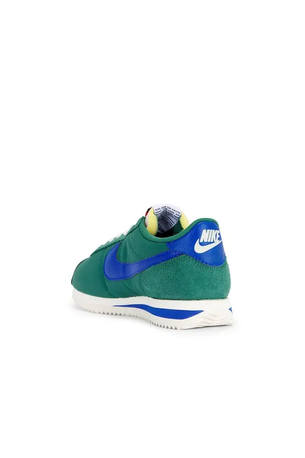 Nike Cortez Sneaker - Evergreen Aura  Sail  White  & Hyper Roy