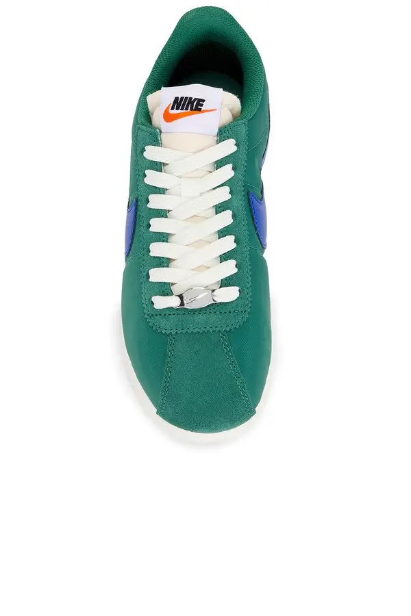 Nike Cortez Sneaker - Evergreen Aura  Sail  White  & Hyper Roy
