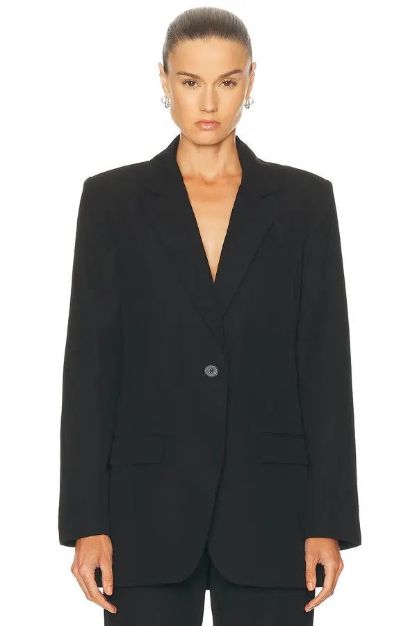 ST. AGNI Double Layer Blazer & Top