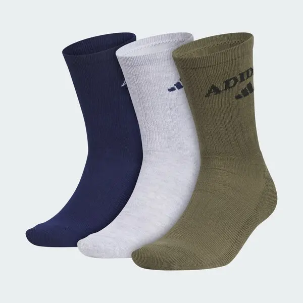 Adidas M Foundation Sport 3-pack Crew Socks - Dark Blue / Multicolor / Strong Olive