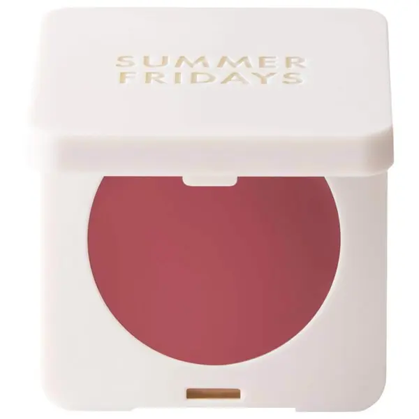 Summer Fridays Blush Butter Balm Hydrating Cream Blush With Peptides - Dusty Rose - Cool Dusty Rose