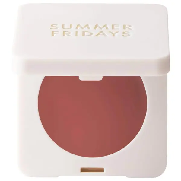 Summer Fridays Blush Butter Balm Hydrating Cream Blush With Peptides - Toasted Terracotta - Warm Rose