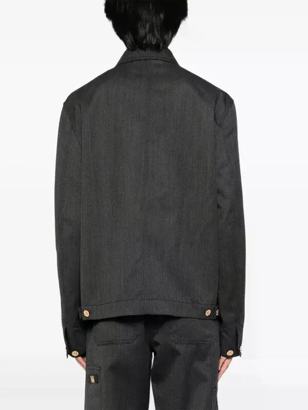 Versace Wool Jacket - Grey