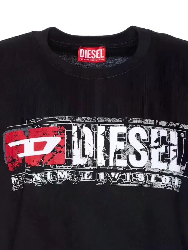 DIESEL Graphic-print Crew-neck T-shirt
