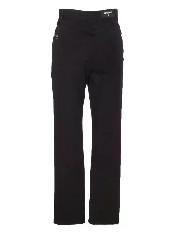 Patrizia Pepe Logo-patch Button Trousers