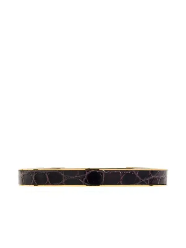 Dsquared2 Crocodile-effect Bracelet - M4185 Brown