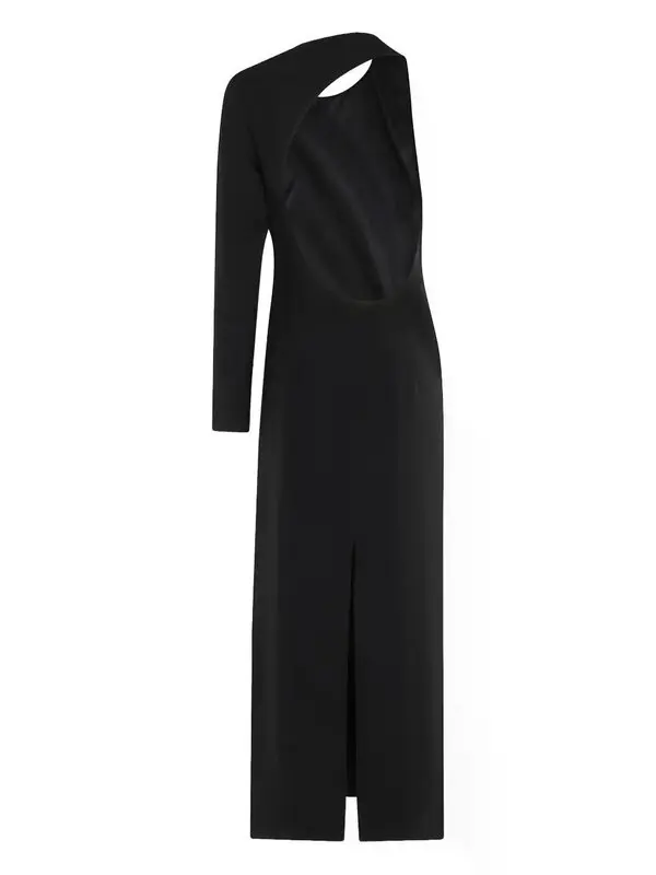 Erika Cavallini One-shoulder Open-back Maxi Dress
