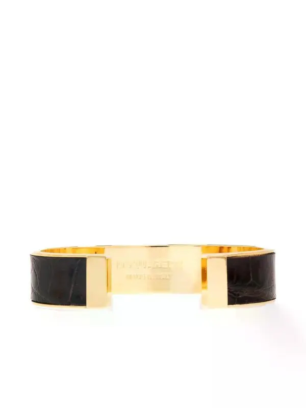 Dsquared2 Crocodile-effect Cuff Bracelet
