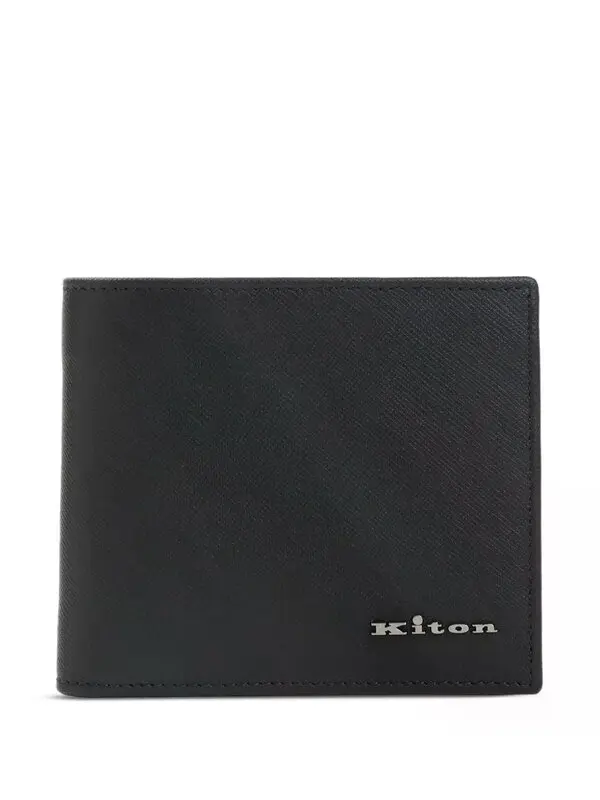 Kiton Leather Wallet - Black