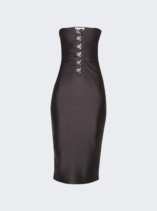 Coperni Multi Buckle Petra Dress - Grey