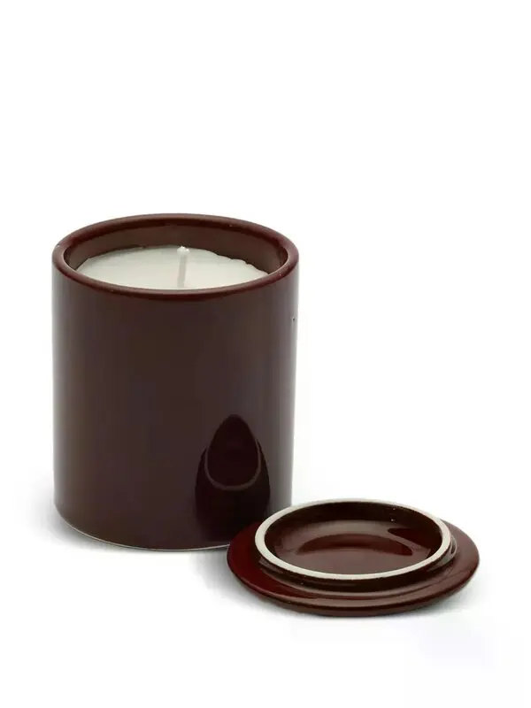 C'ERA FRAGRANCE Ceramic Lidded Candle - Red