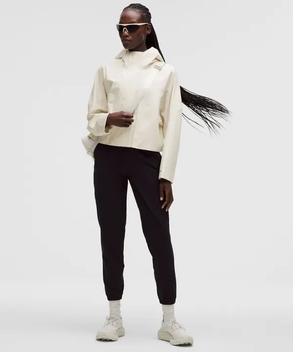 Lululemon Rain Chaser Cropped Jacket - Light Ivory