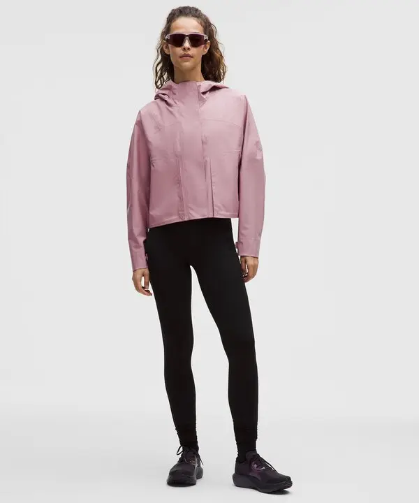 Lululemon Rain Chaser Cropped Jacket - Rose Blush