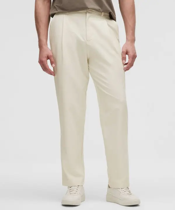 Lululemon Lululinen Pleated Trouser - Light Ivory