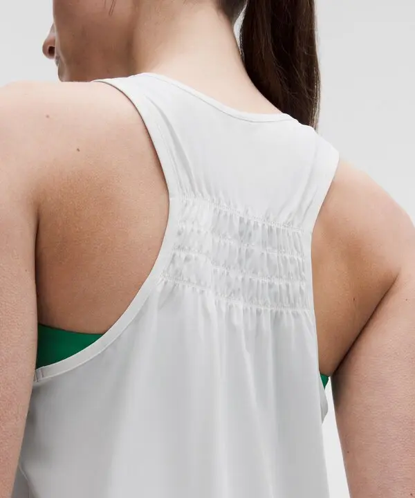 Lululemon Ruched Racerback Tank Top - White