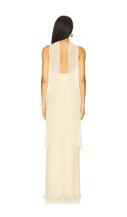 Amanda Uprichard Ashton Maxi Dress - Cornsilk | Editorialist