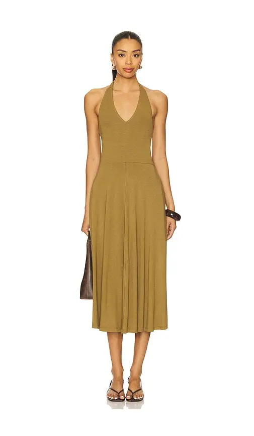 Steve Madden Hazel Halterneck Midi Dress