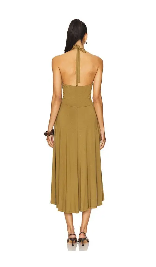 Steve Madden Hazel Halterneck Midi Dress