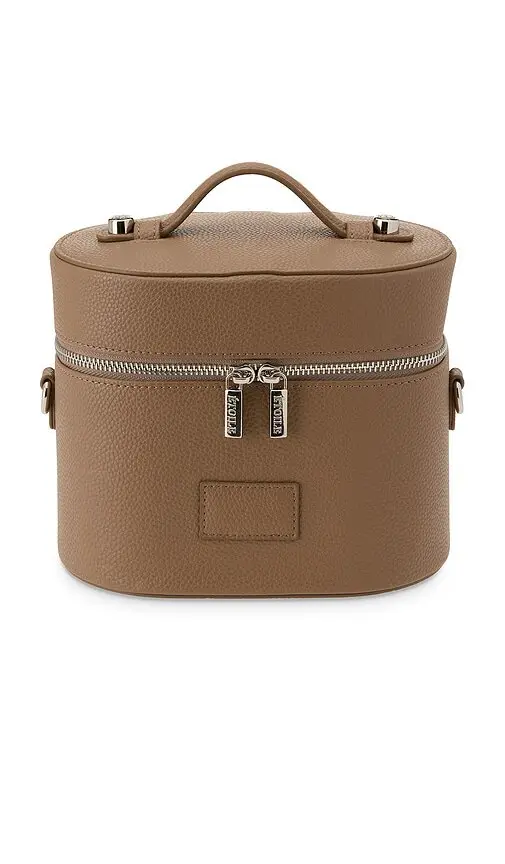 ETOILE COLLECTIVE Oval Toiletry Case - Cappuccino