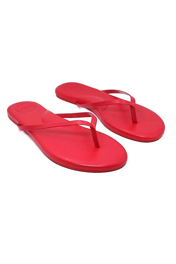 SOLEI SEA Indie Thong Sandals - Cherry Red