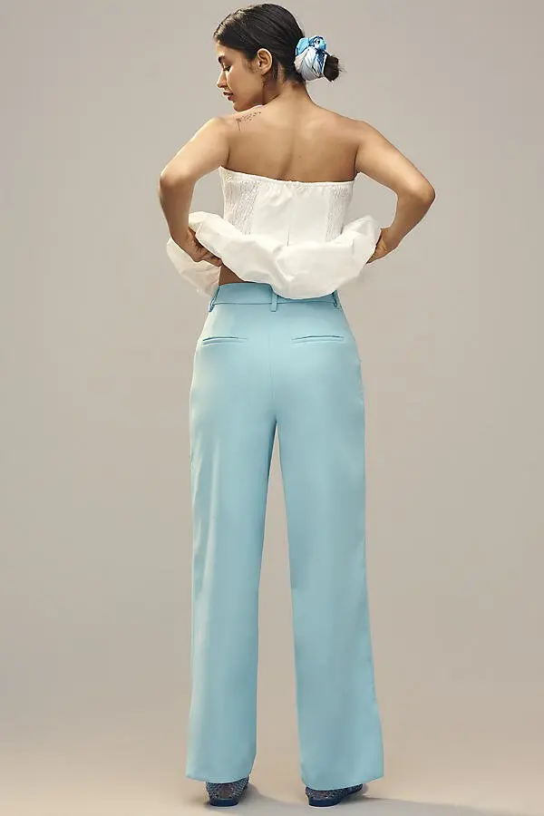 Endless Rose Pleated Zip-up Trousers