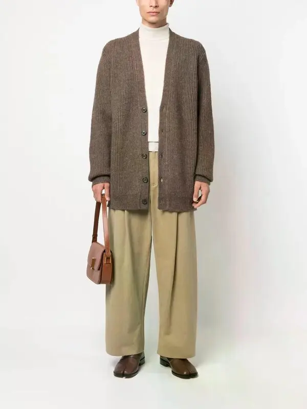 MAISON MARGIELA V-neck Alpaca-blend Cardigan