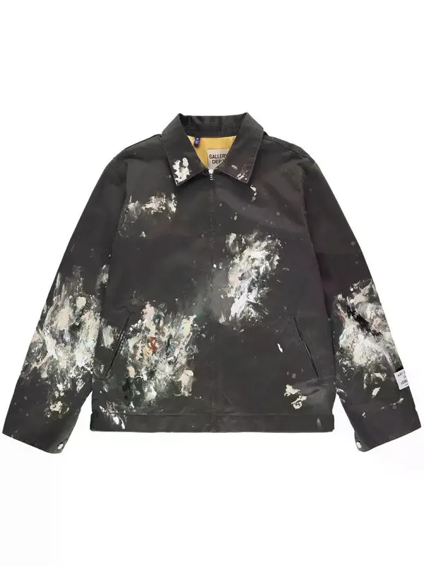 GALLERY DEPT. Montecito Paint Splatter-print Jacket - Black