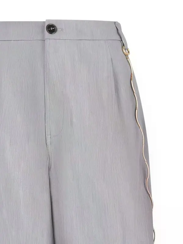 DARKPARK Chain-detailed Straight Trousers