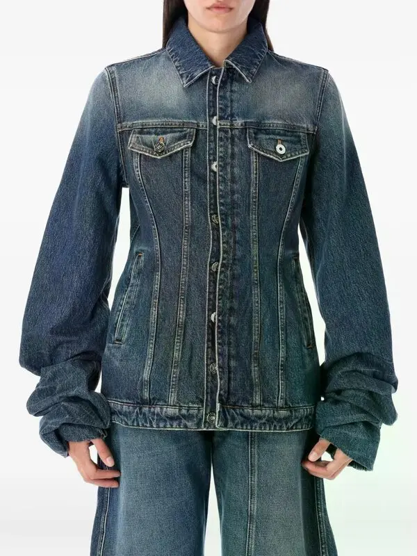 JEAN PAUL GAULTIER Balloon-sleeve Denim Jacket