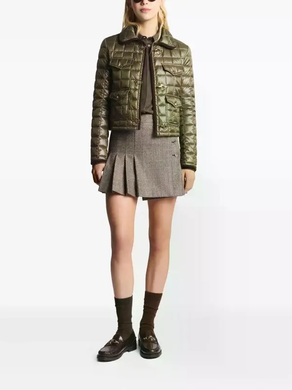 FAY Quilted Cropped Jacket