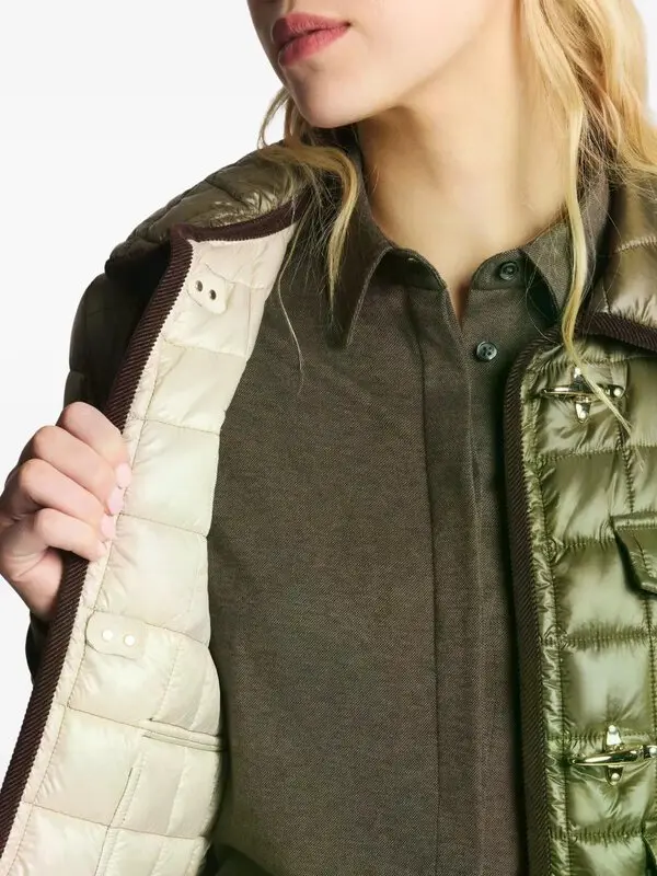 FAY Quilted Cropped Jacket