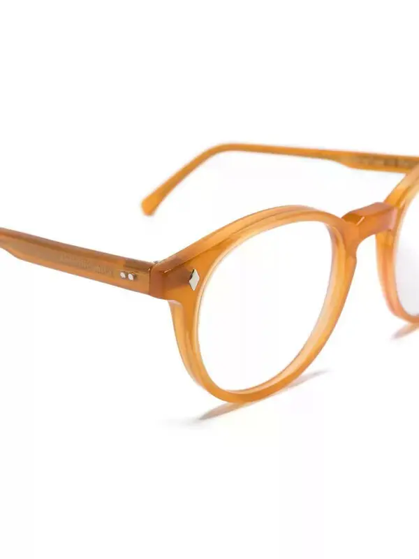 FAMILY AFFAIR Leal Honey Round-frame Glasses