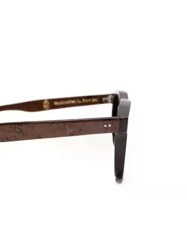 FAMILY AFFAIR Rita Marble-effect Square-frame Sunglasses