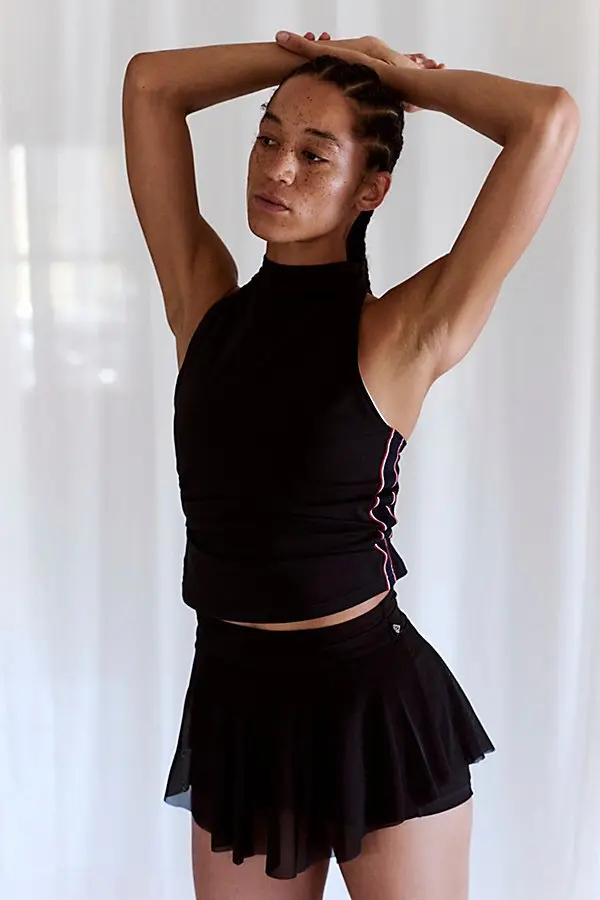 JULE Mesh Mini Skirt - Black