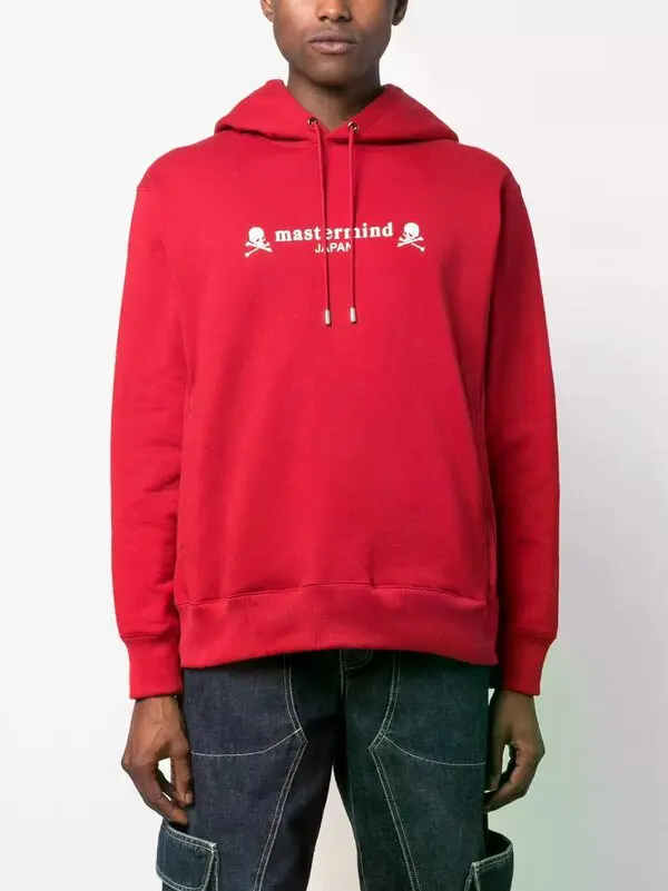 MASTERMIND WORLD Logo-print Cotton Hoodie