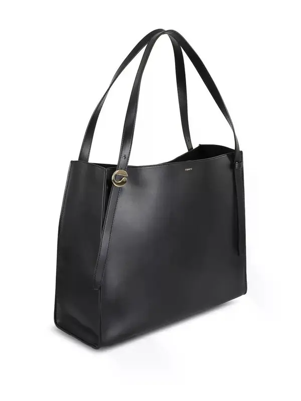 Coperni Leather Tote Bag - Black