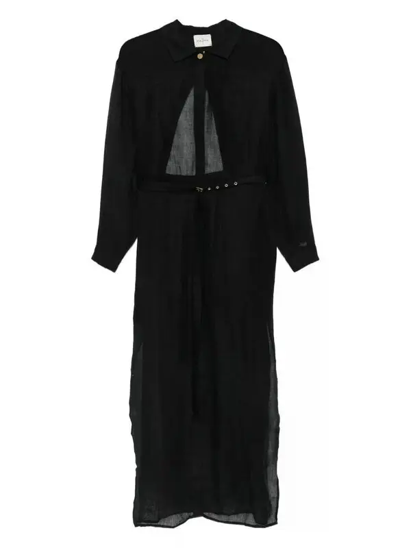 Le Kasha Linen Midi Dress